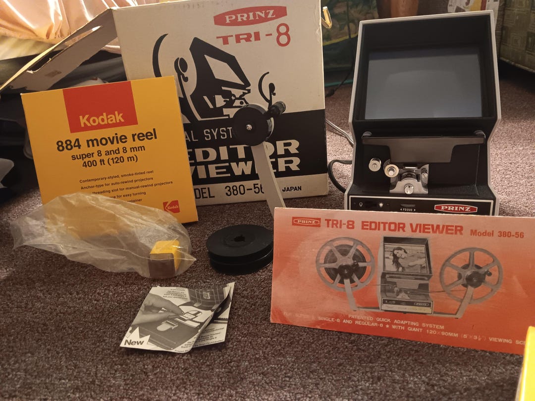 Super 8 and 8mm Editor With Accessories - Etsy