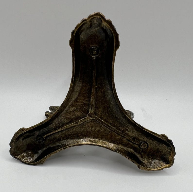 Vintage Brass Stand Base With 3 Musical Cherub Angels Playing Horns - Etsy