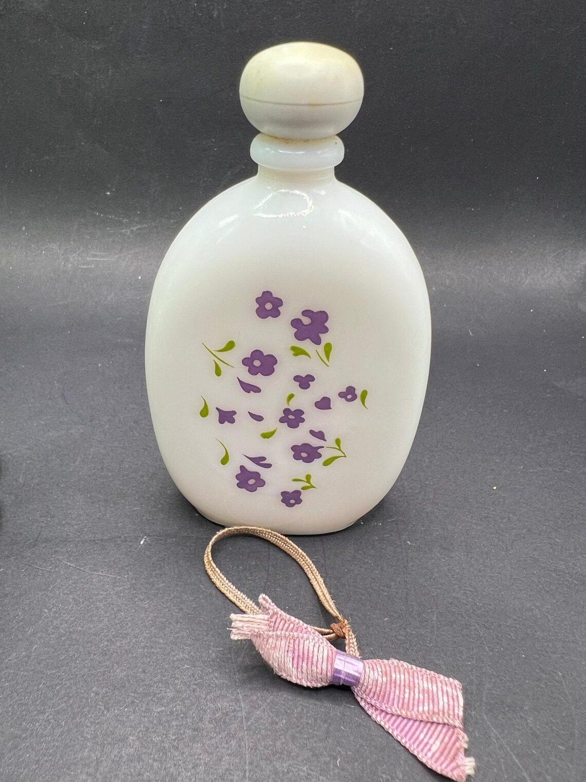 Vintage AVON Lavender Scent Cologne Milk Glass Bottle - Etsy