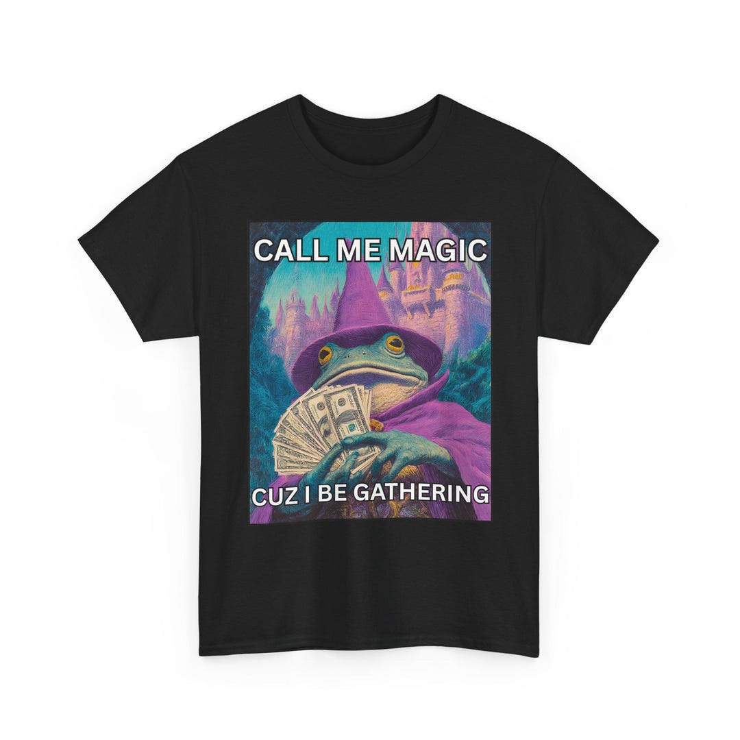 The Frog Mage T-shirt, Funny Wizard Gamer Gift Funny Frog Shirt, Dng ...