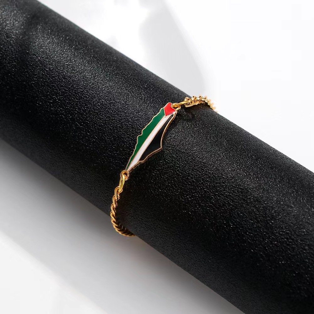 Palestine Bracelet, Free Palestine Flag Bracelet, Save Palestine Muslim ...