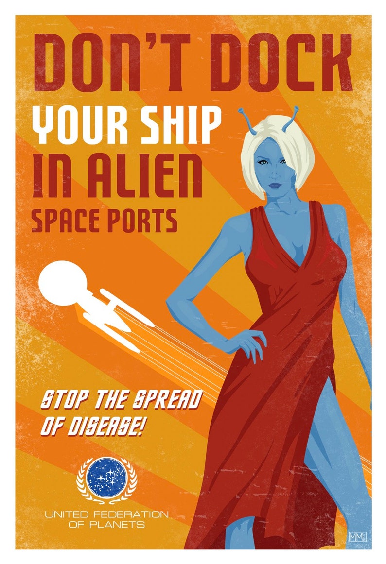 4 Pack Star Trek Propaganda Posters 13 x 19 | Etsy