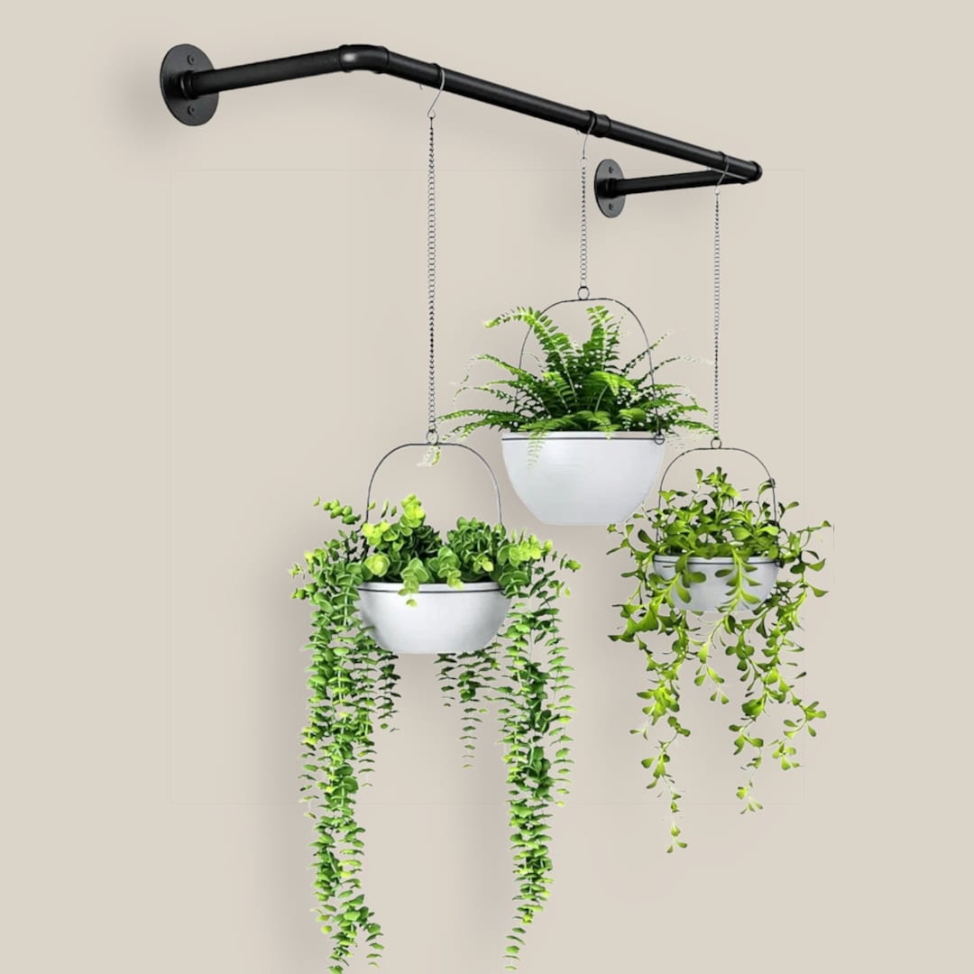Hanging Plant Shelves for Indoor Plants Durable Metal Plant Hanger ...