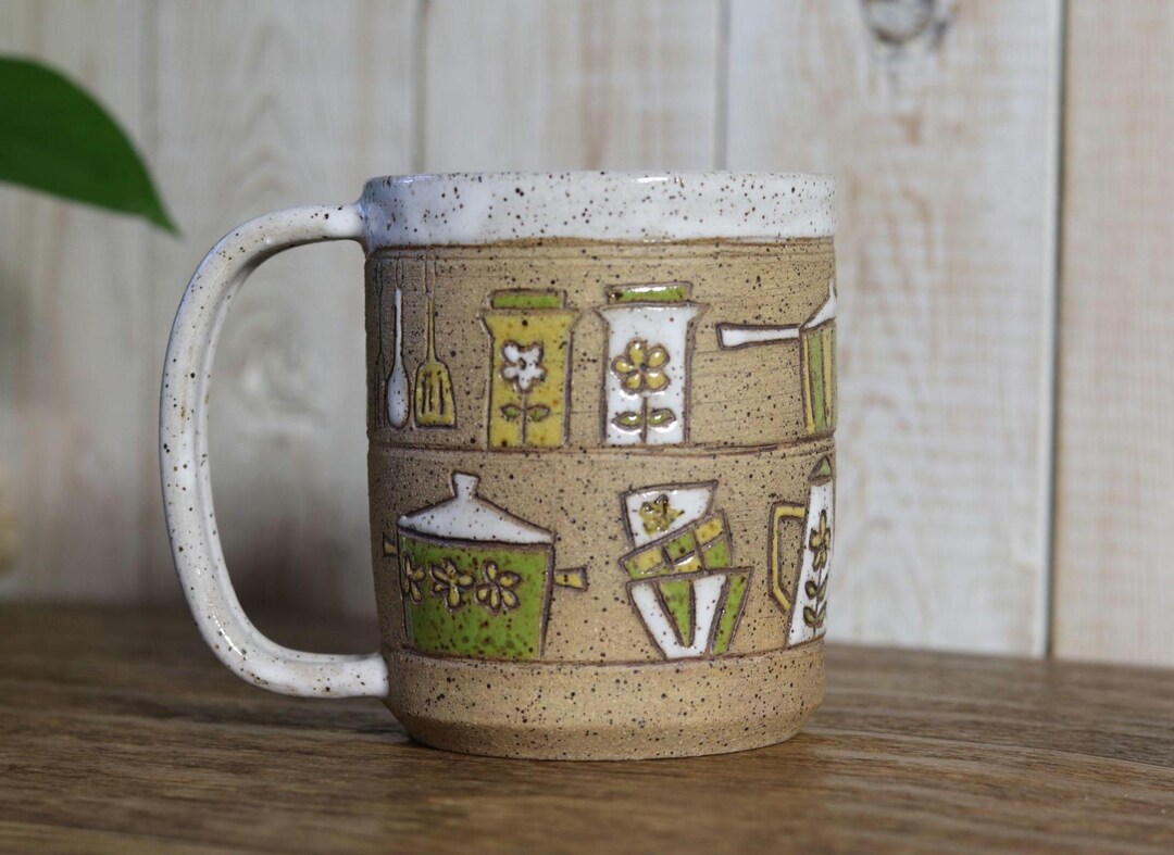 Midcentury Kitchen Cupboard Mug - Etsy