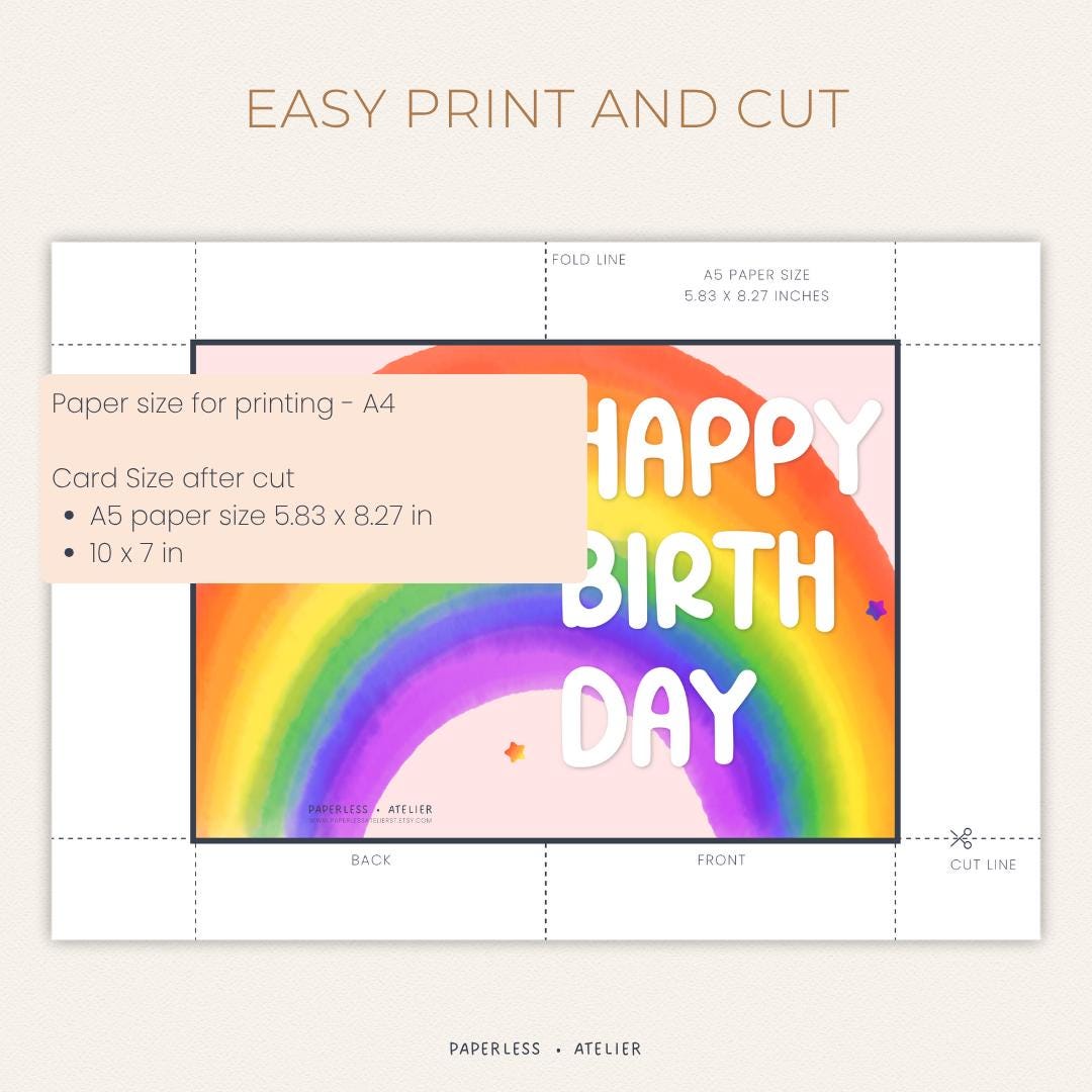 Printable Pride Month Card, Pride Card, Pride Month, Birthday Card ...