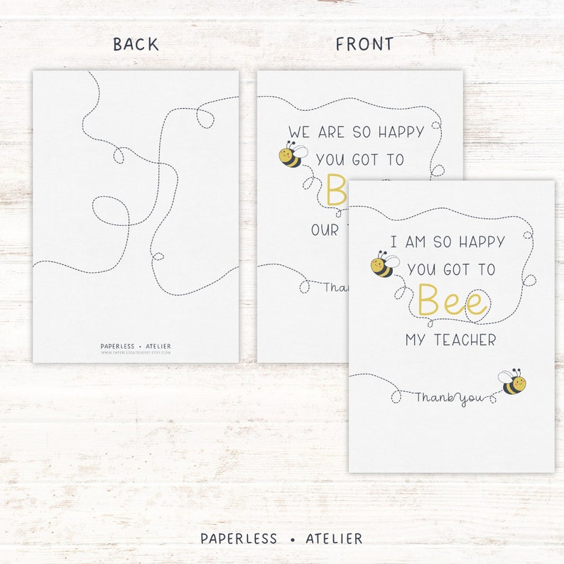 Printable Teacher Appreciation Card, Thank You Teacher, Thank You Card ...