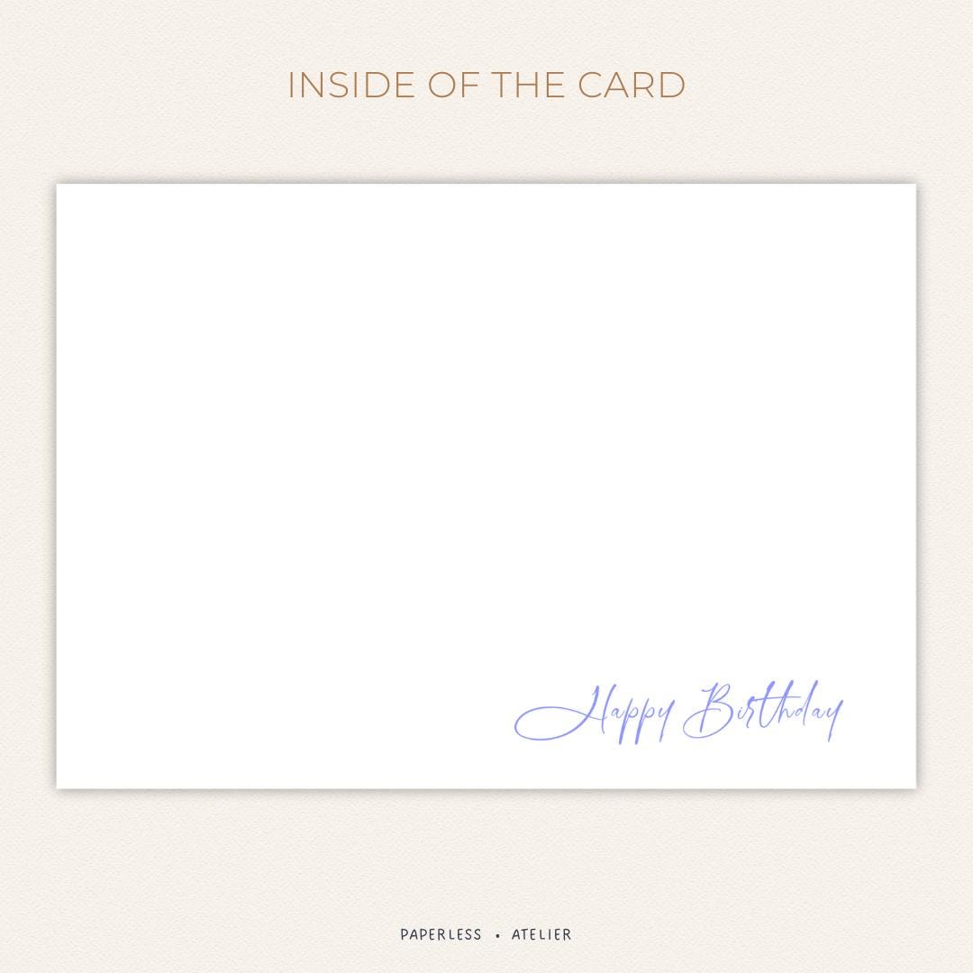 Printable Birthday Card, March Card, March Born, Born in March ...