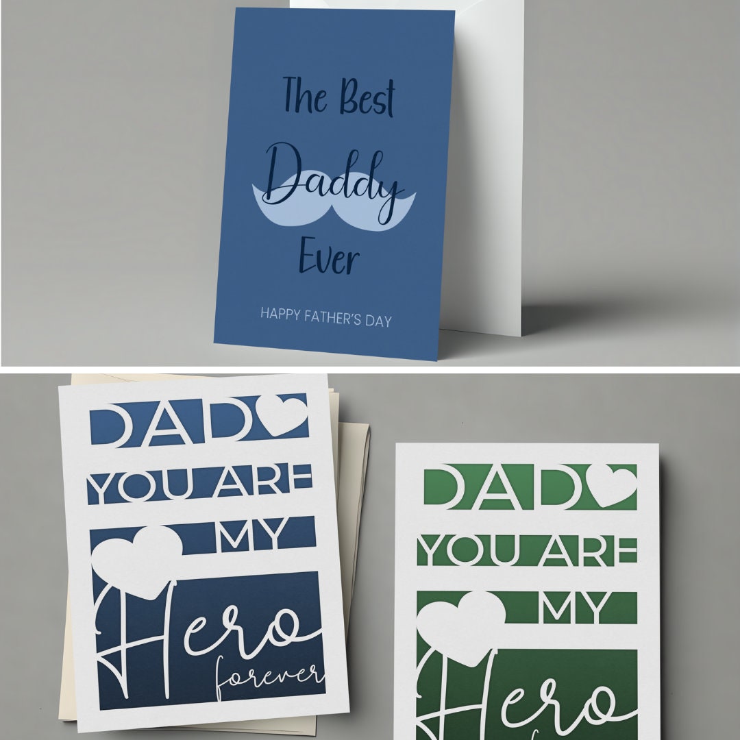 10 Printable Father's Day Card, Father's Day Cards, Dad Cards ...