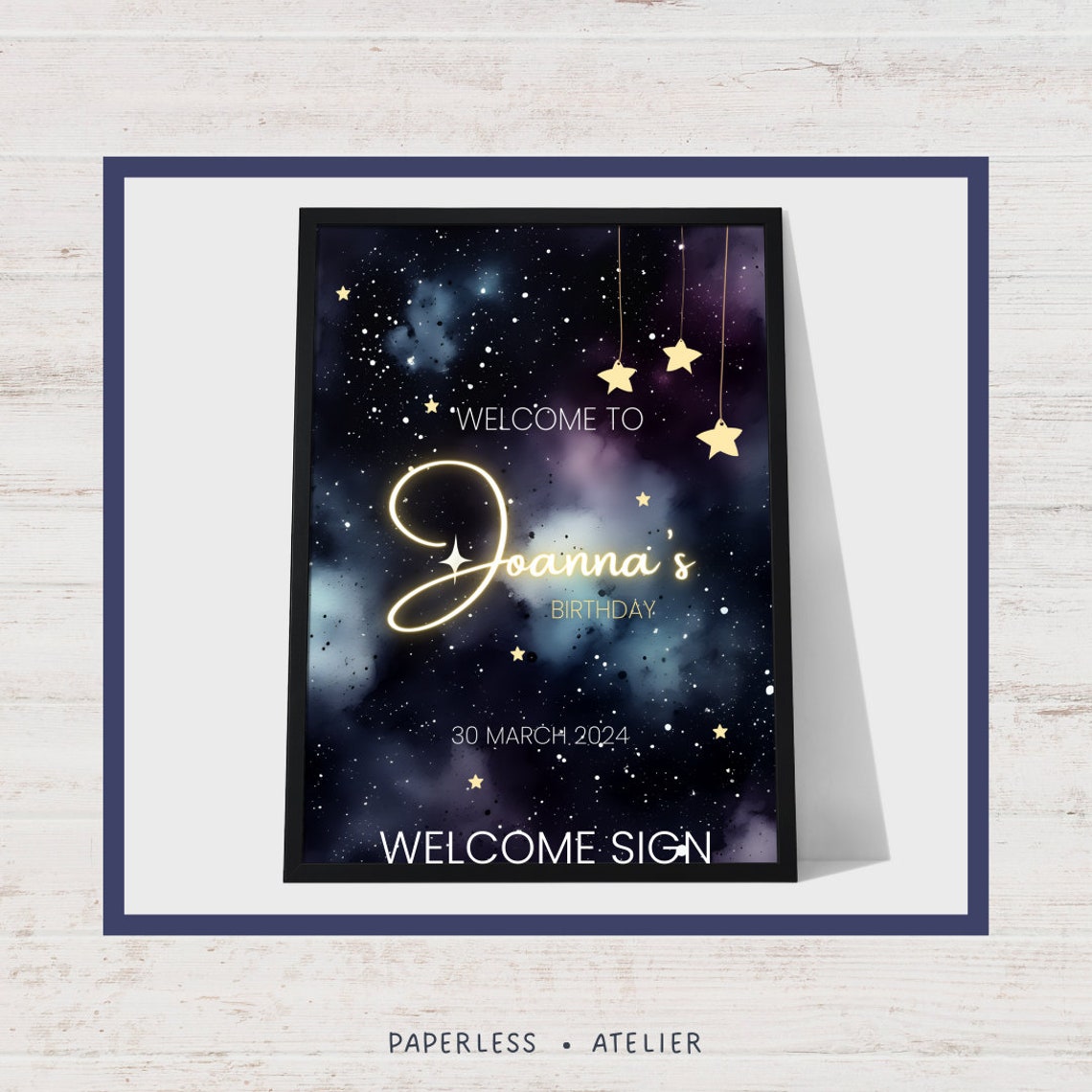 Printable Party Bundle, Galaxy Party Bundle, Birthday Bundle, Happy ...