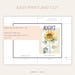 Printable Birthday Card, August Card, August Born, Born in August Card ...