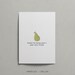Printable Pear Greeting Card, Birthday, Thank You, Friendship ...