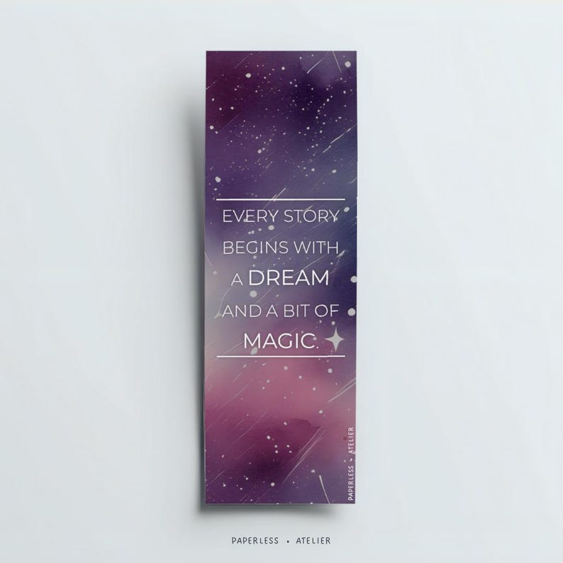 8 Printable Galaxy Bookmarks, Galaxy Bookmark, Printable Bookmark, Book ...