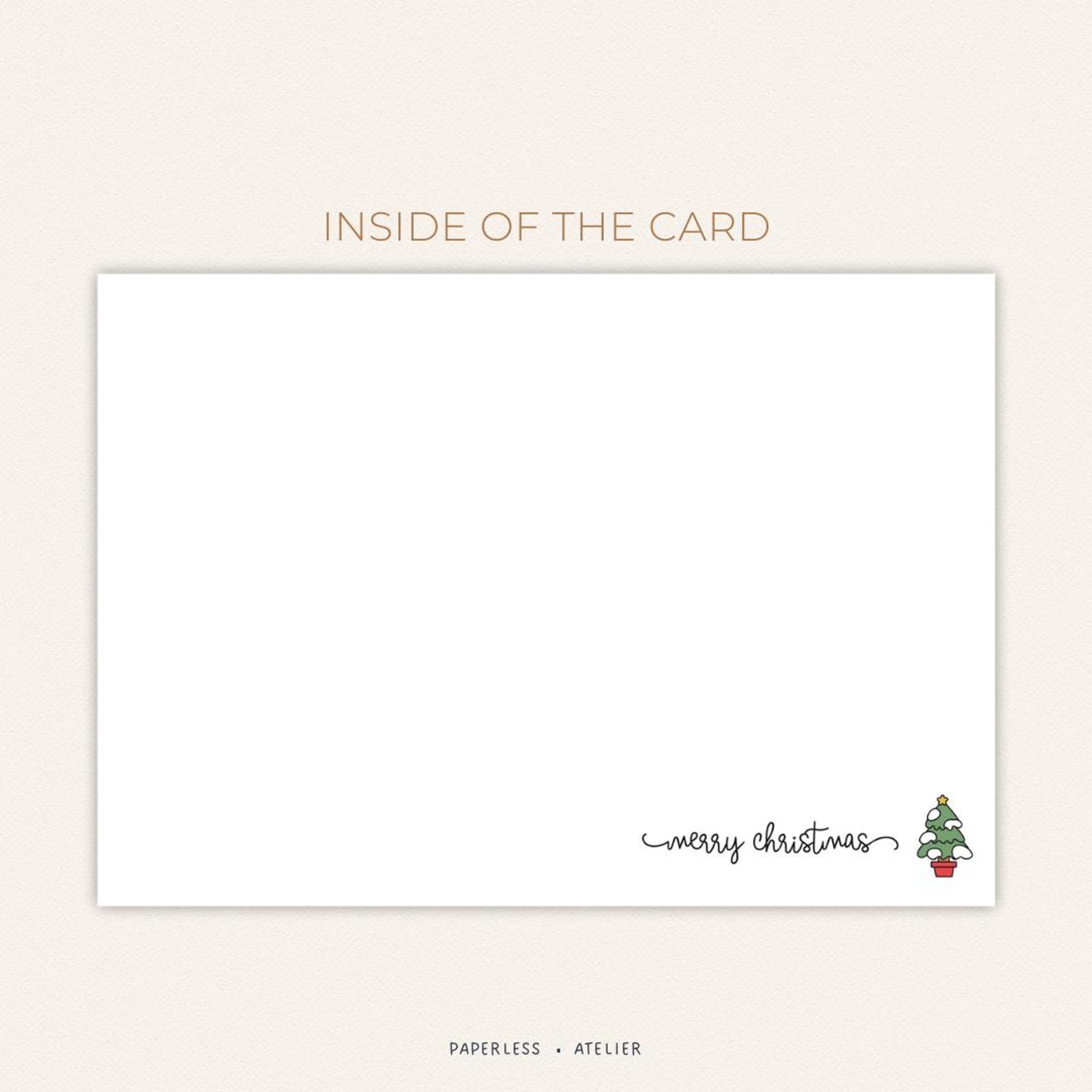 Printable Christmas Card, Merry Christmas, Playful Card, Christmas ...
