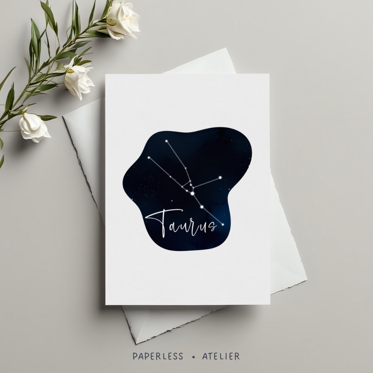 Printable Birthday Card, Taurus Constellation, Taurus Zodiac, Taurus ...