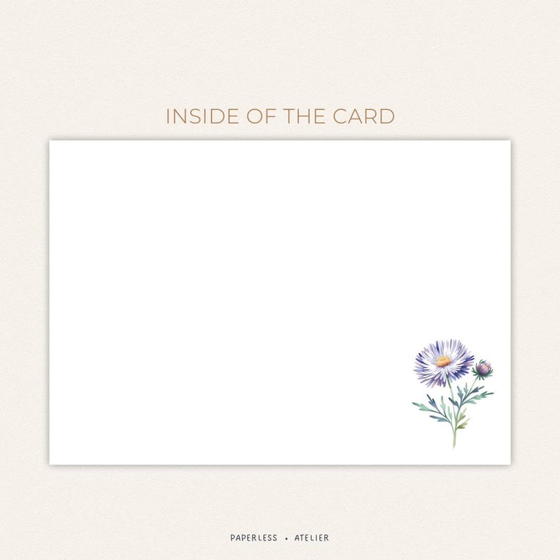 Printable Birthday Card, September Birth Flower, September Born, Born ...