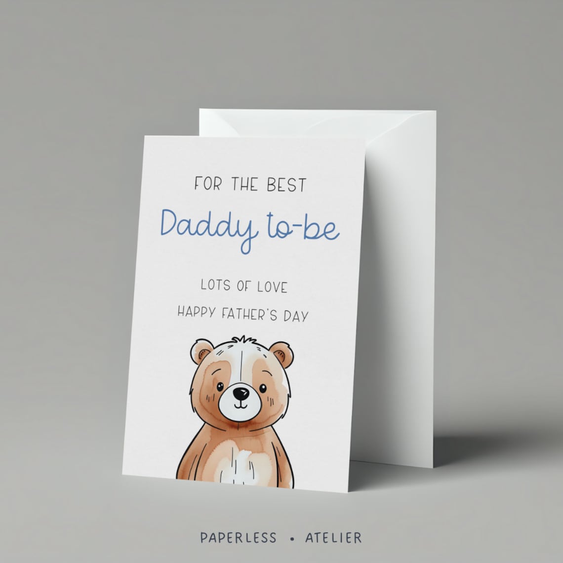 Printable Father's Day Card, Father's Day Card for Future Dad, Dad To-be, Daddy To-be, Printable ...