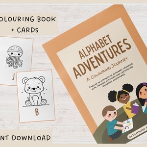 ABC Coloring Book, Alphabet Coloring Book, Learning for Kids ...