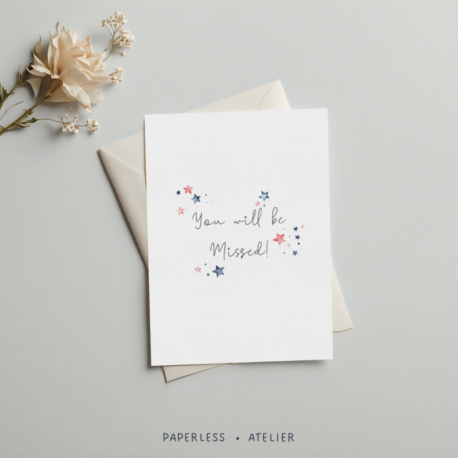 Printable Farewell Card, You Will Be Missed Card, Moving Travel Leaving ...