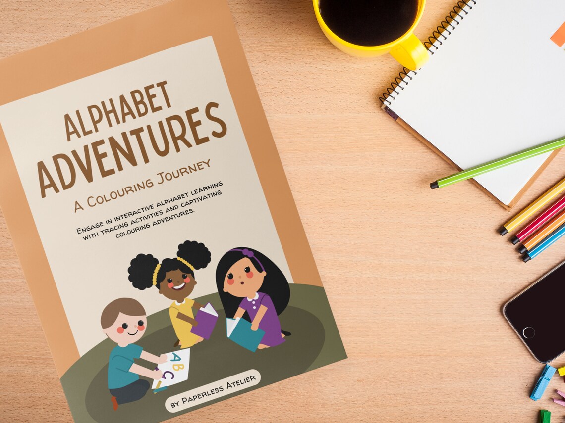 ABC Coloring Book, Alphabet Coloring Book, Learning for Kids ...