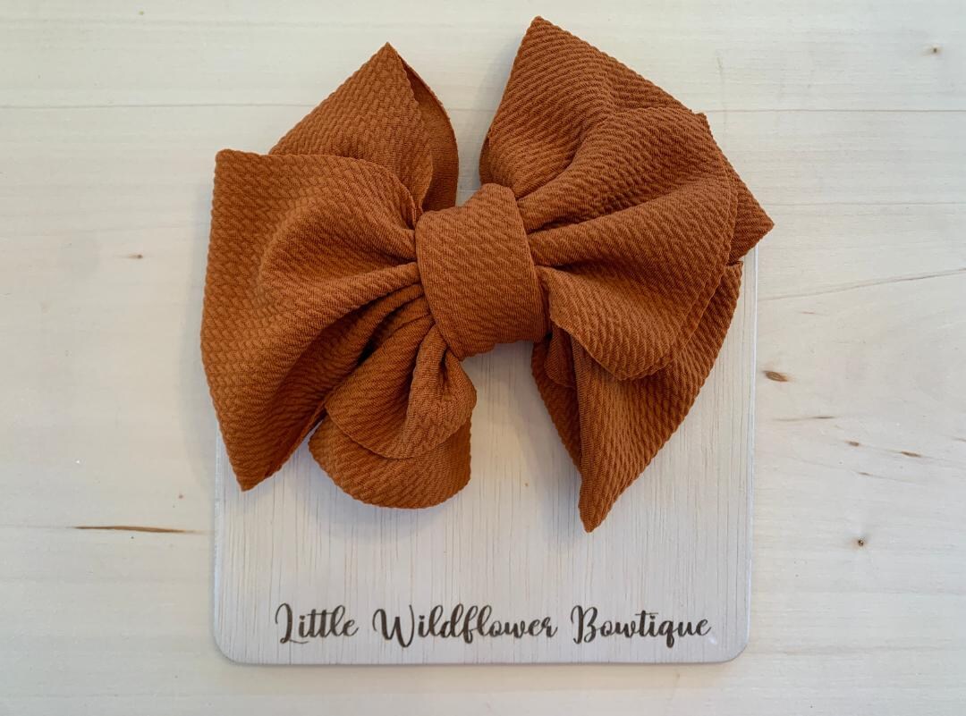 Large Messy Sailor Bow kinsley: POTTERS CLAY Color Bullet Textured ...