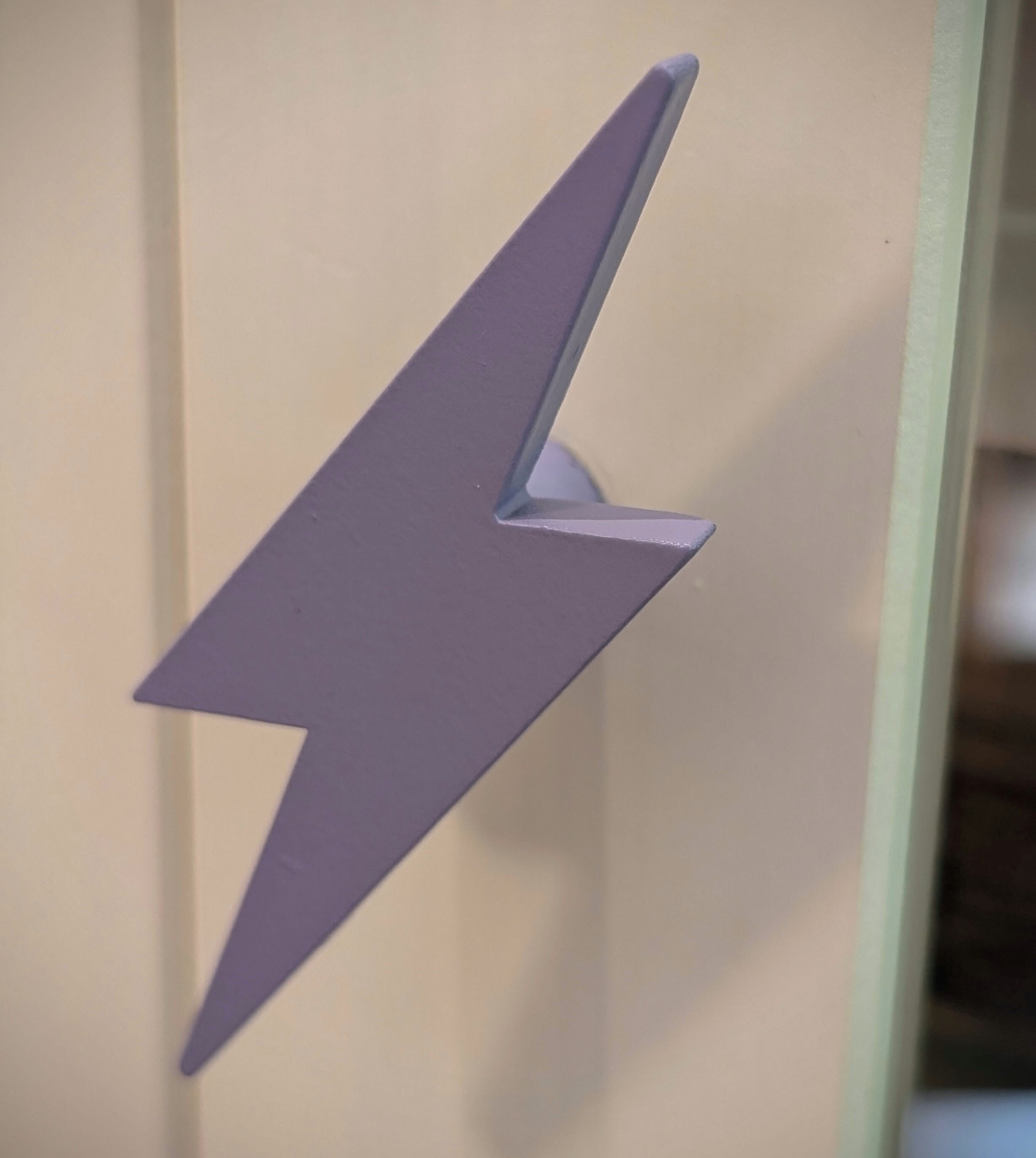 Handmade Metal Lightning Bolt Cabinet Pull - Etsy