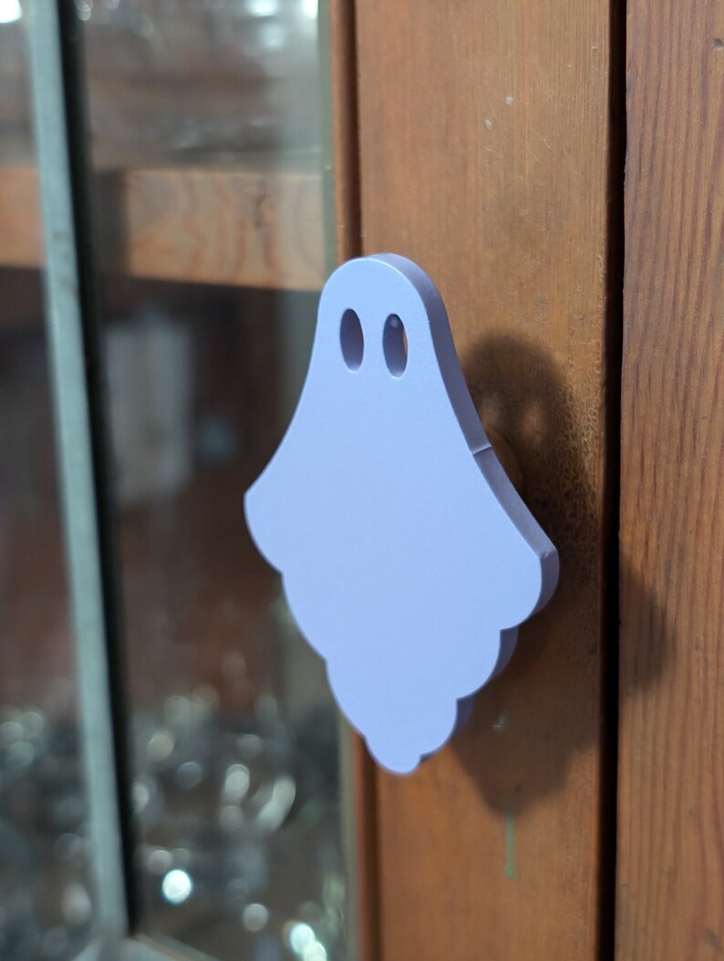 Metal Ghost Cabinet Drawer Pull Knob - Etsy