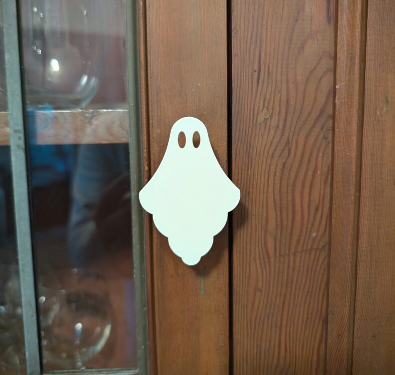 Metal Ghost Cabinet Drawer Pull Knob - Etsy