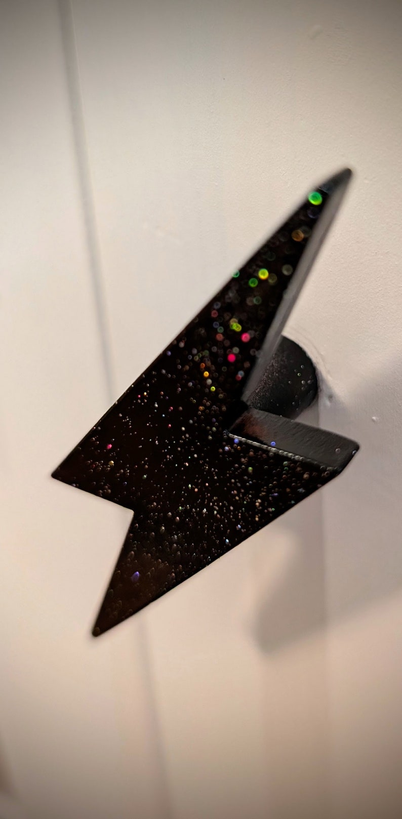 Handmade Metal Lightning Bolt Cabinet Pull - Etsy