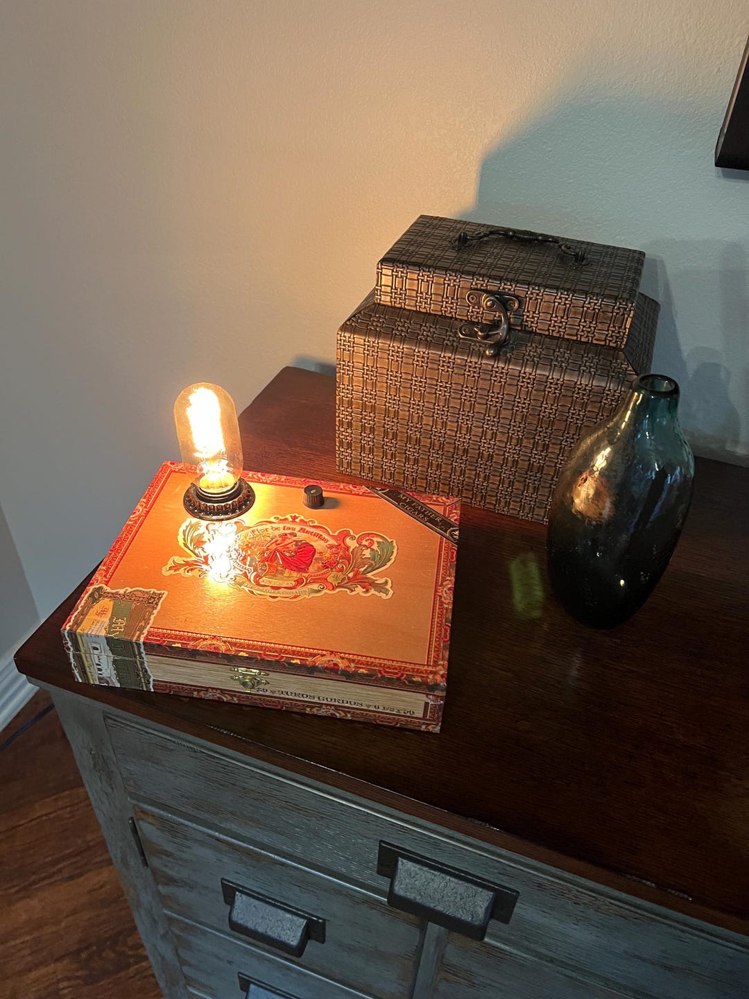 Cigar Box Lamp - Etsy