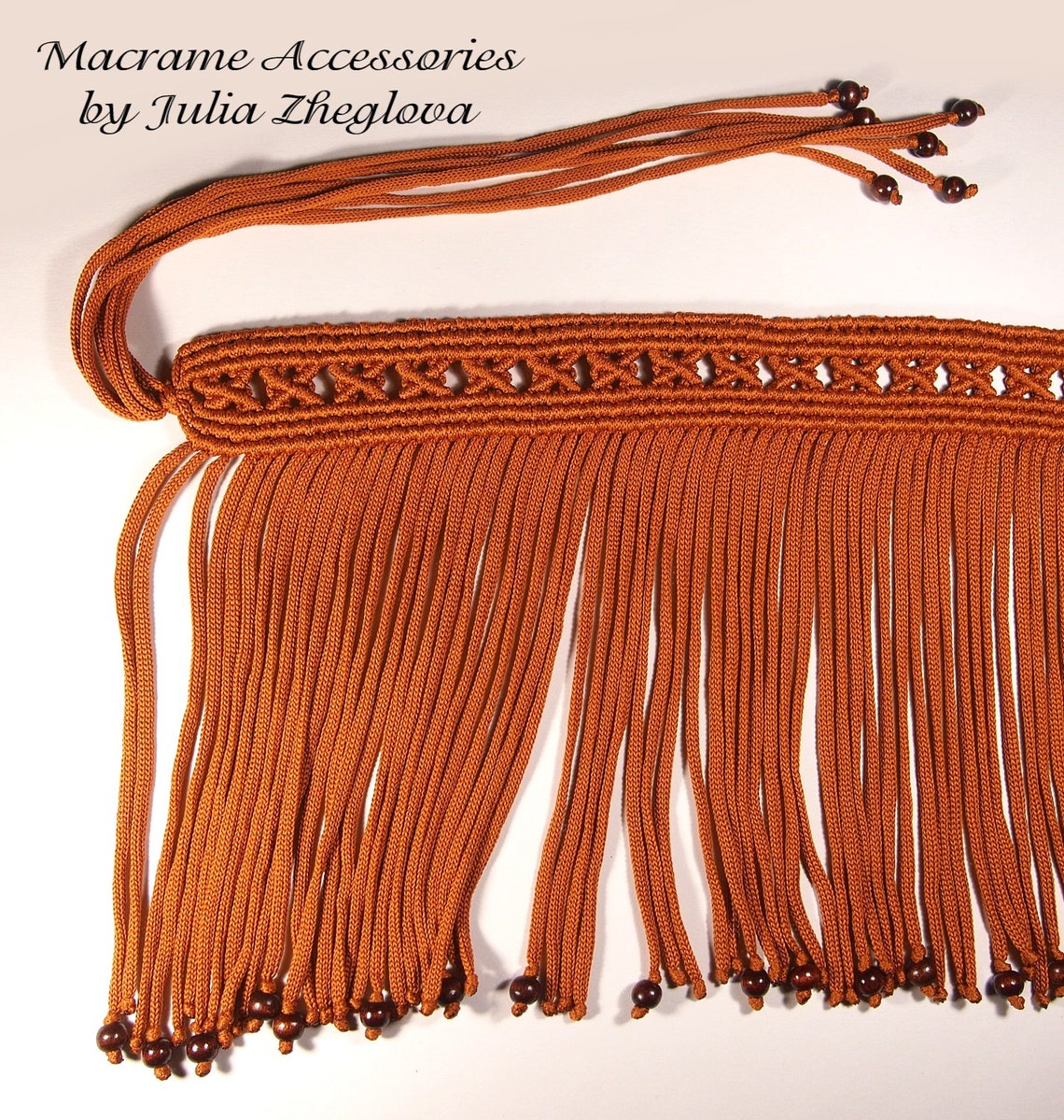 Macrame Tutorial Skirt Belt With Fringe, Easy Macrame Belt Pattern - Etsy