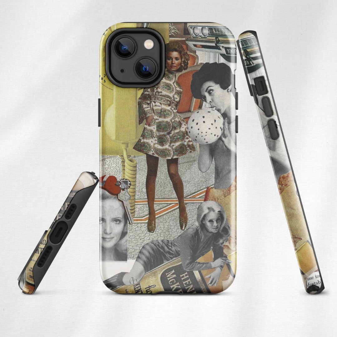 Magazine Collage iPhone Case - Etsy
