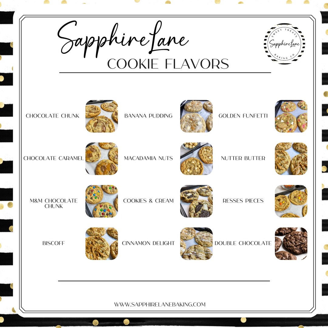 Two Flavor Custom Cookie Bundle – Mix & Match Your Favorite Flavors ...