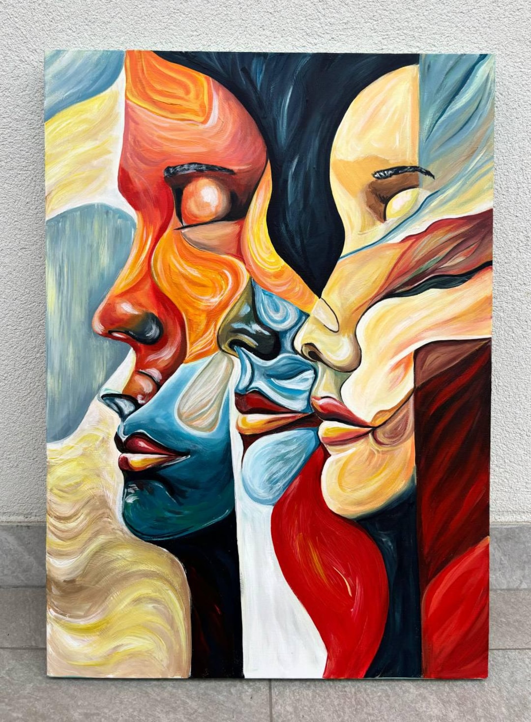 ECHOES of IDENTITY - Abstract Surrealistic Artwork Psycological Faces ...