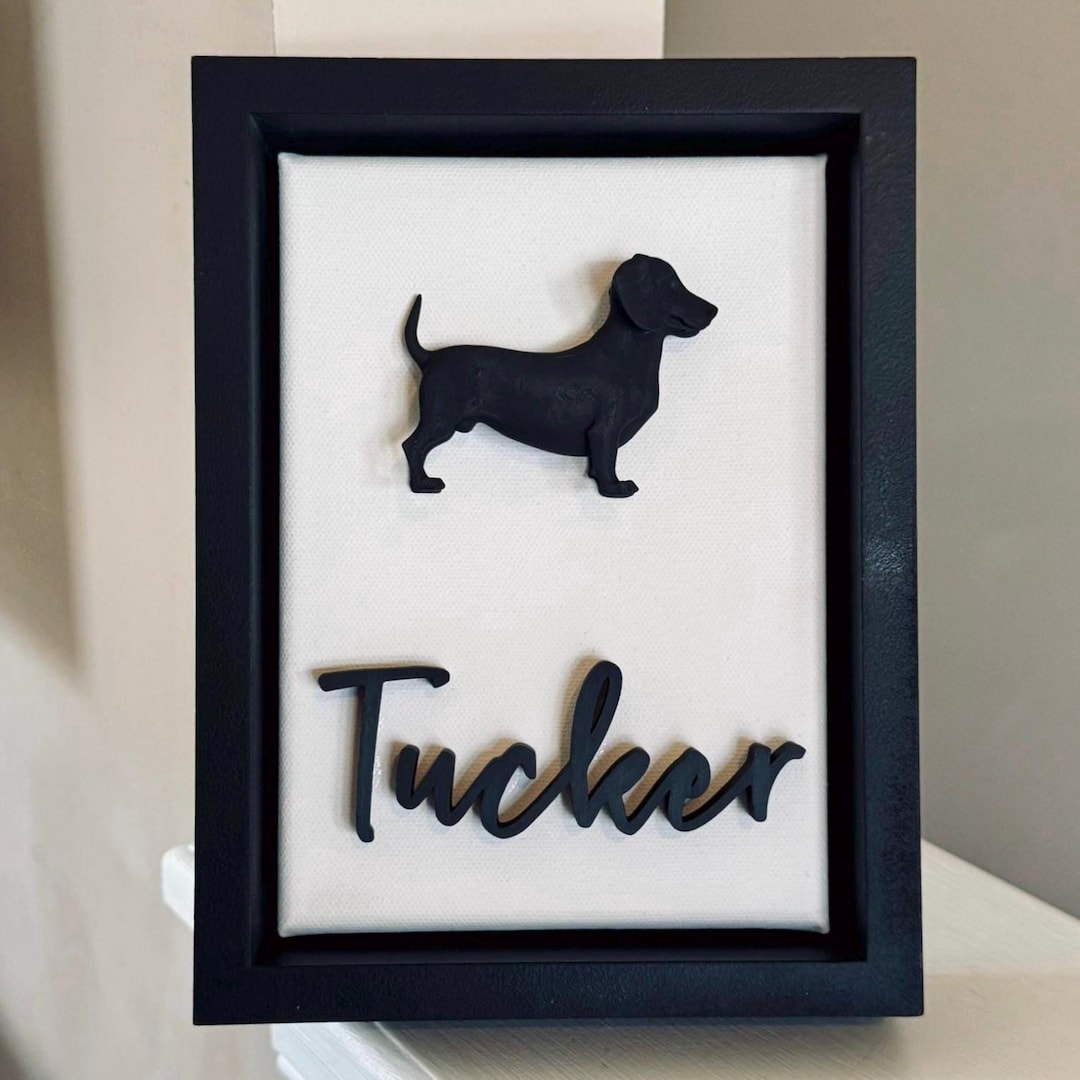 Personalized Dog Breed Art: Custom Pet Memorial, Family Portrait (6x8 ...