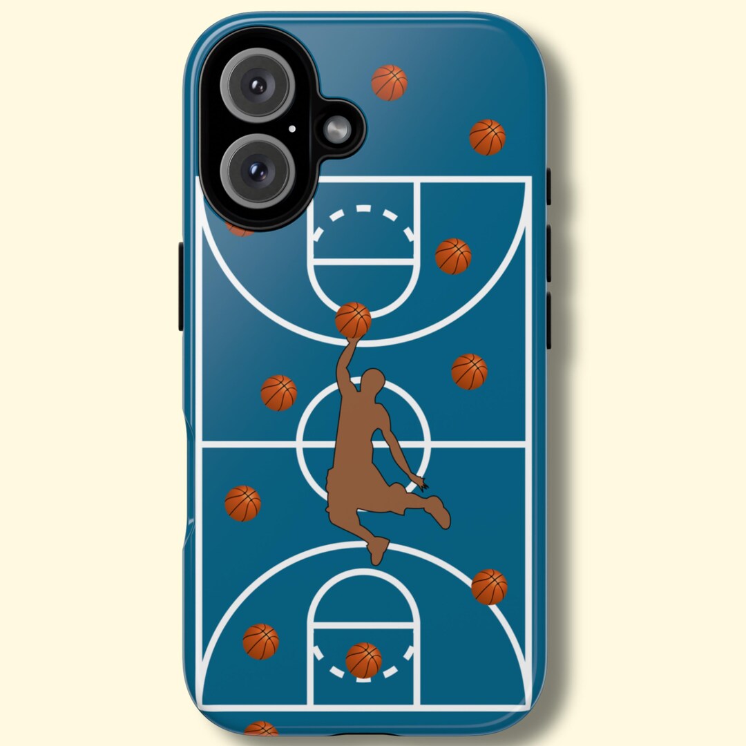 Basketball Phone Case Aesthetic Sport Ball Design Basketball Coach Gift ...