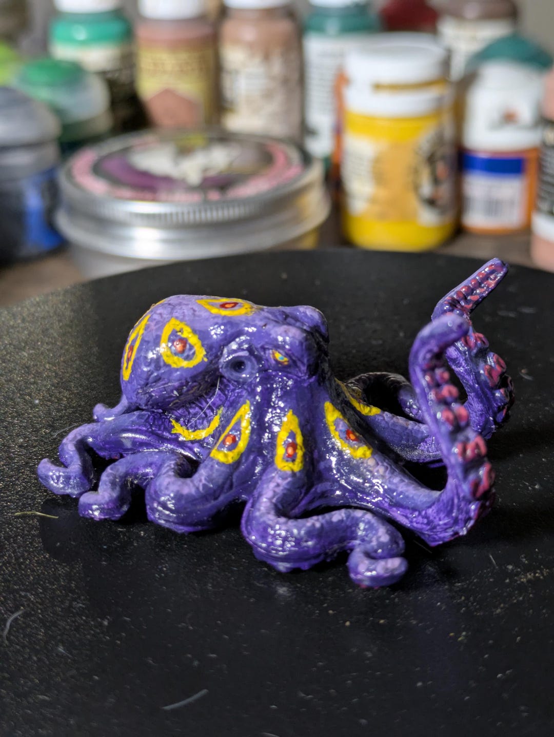 Octopus Wizkids Miniature Camouflaged Dnd Professionally Painted - Etsy