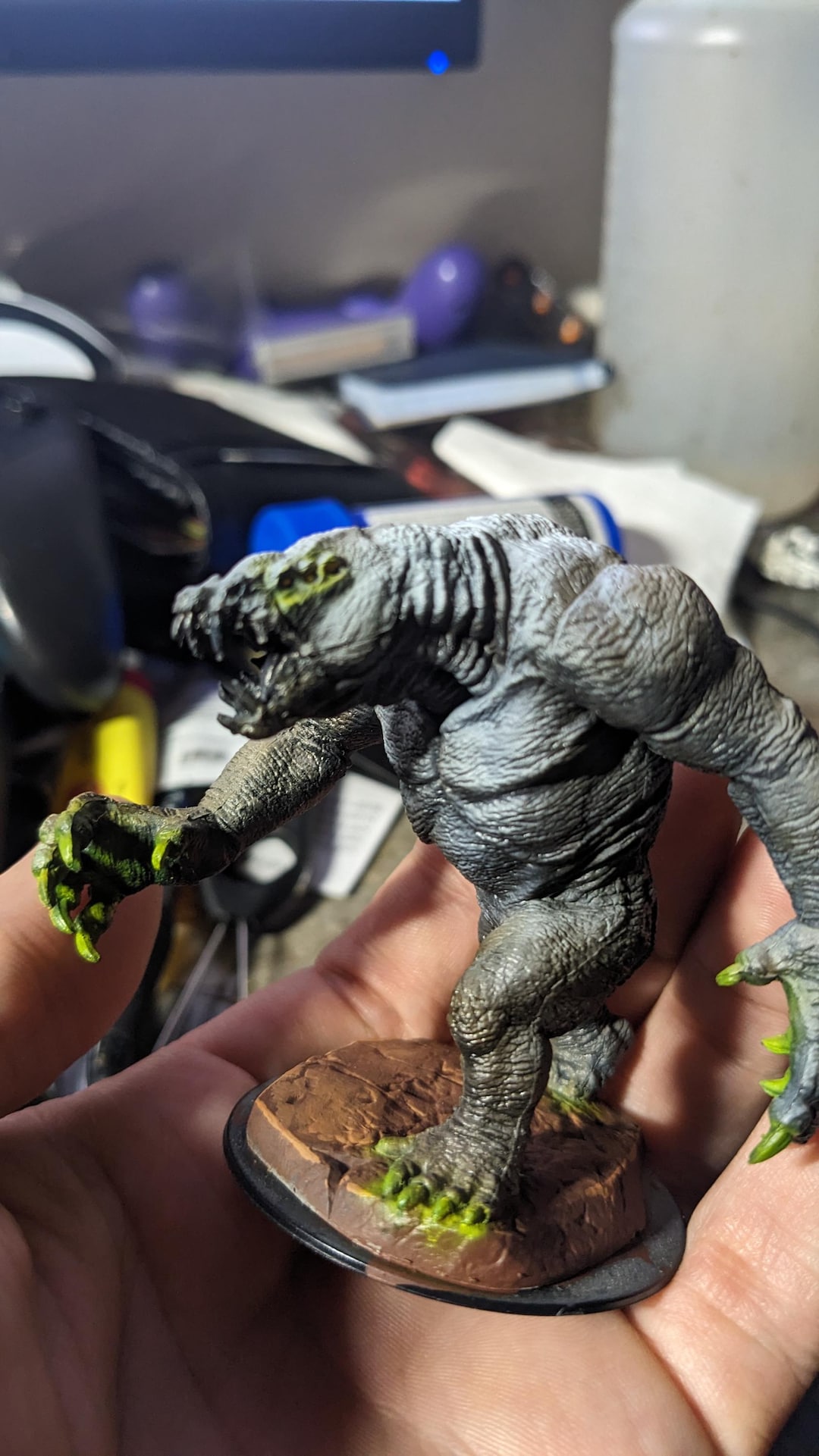 Gray Render/tabletop Miniature/dnd/dungeons and Dragons/painted/hand ...