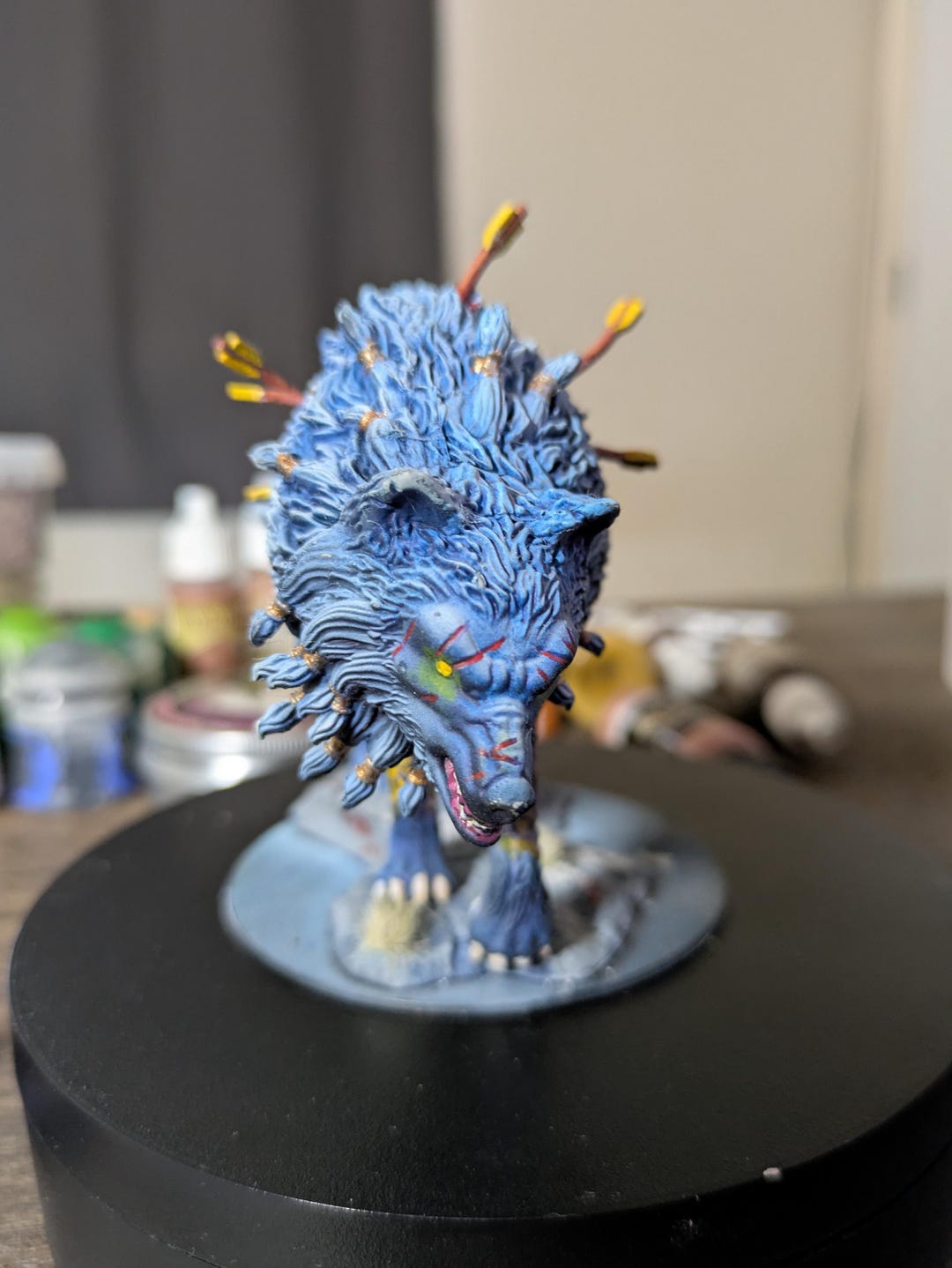 Cosmo Wolf Giant Dire Wolf Wizkids Miniature TTRPG Professionally ...