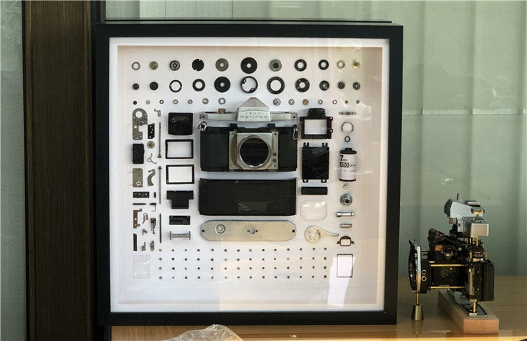 Disassemble Camera Wall Decor, Camera Teardown, Deconstructed Camera ...