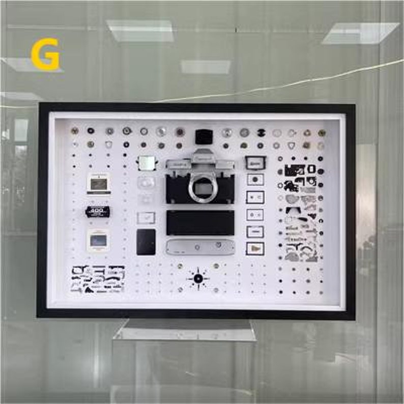 Disassemble Camera Wall Decor, Camera Teardown, Deconstructed Camera ...