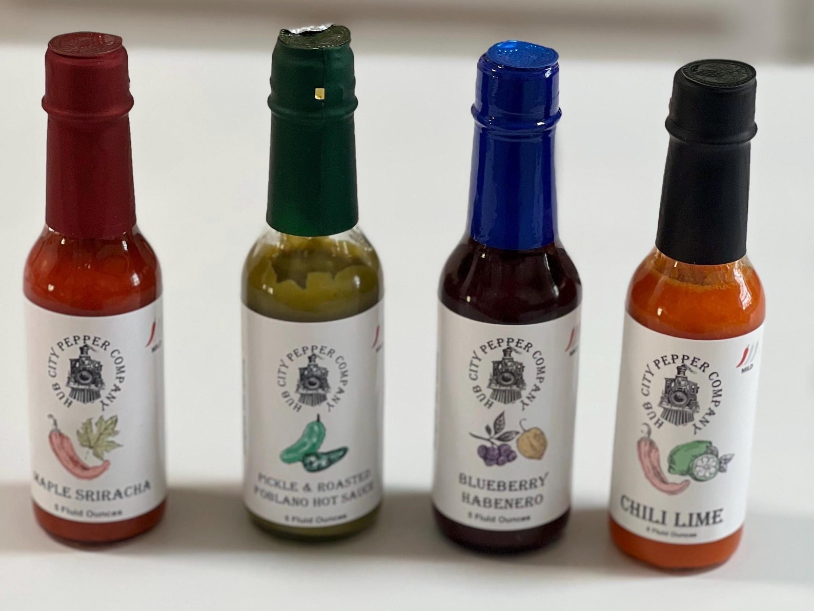 Variety Pack of 4 Hot Sauces - Etsy