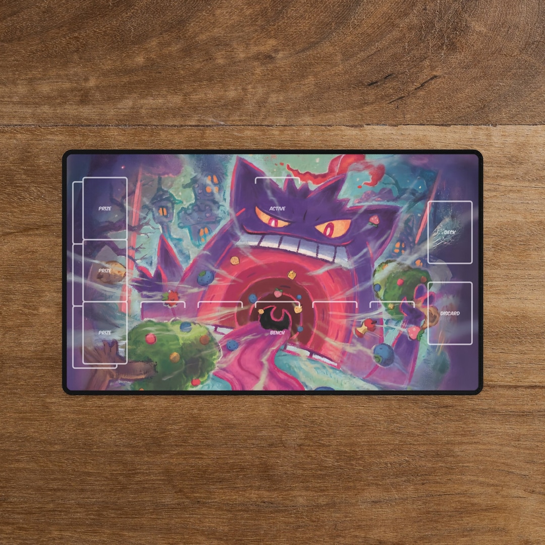 Gigantamax Gengar Desk Mat / Playmat Pokemon TCG 24x14 Inches - Etsy