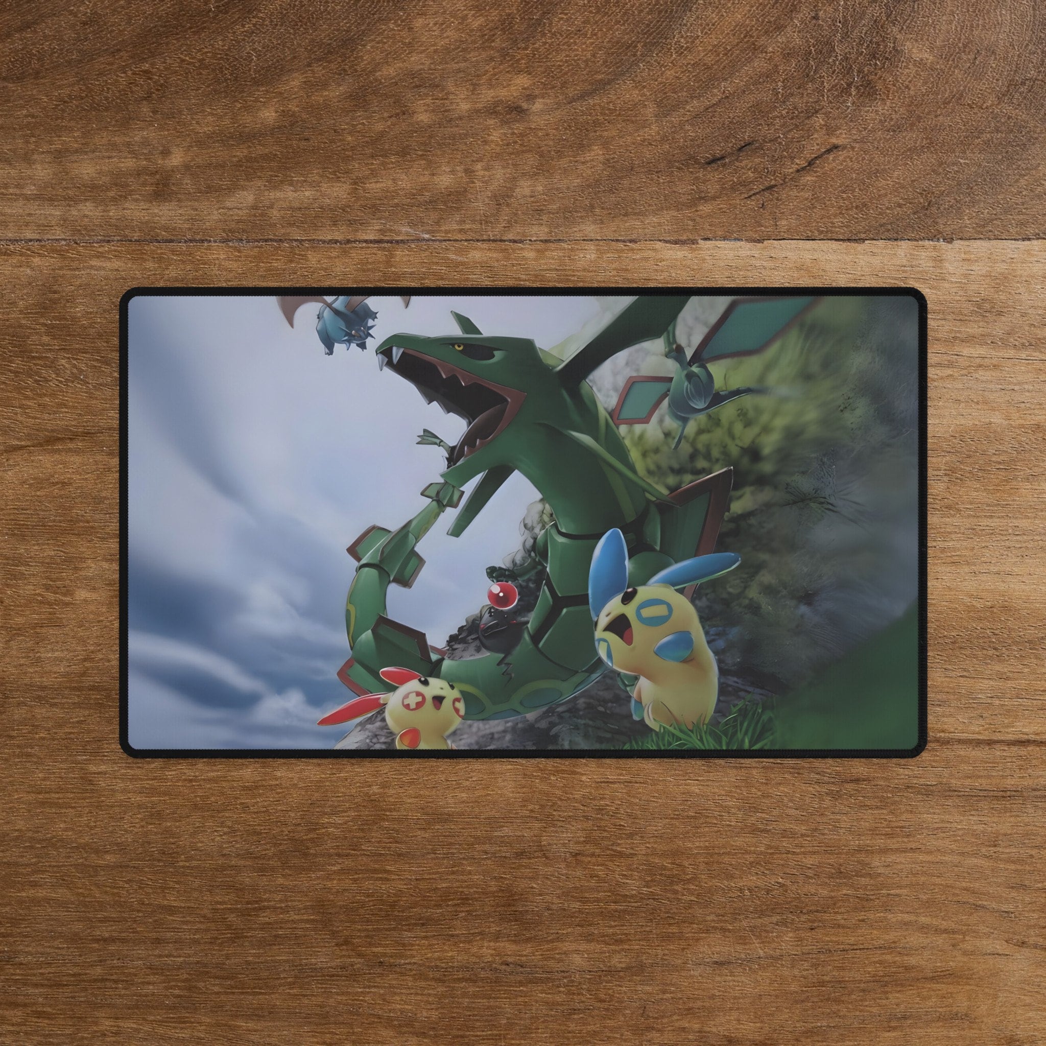 Rayquaza & Friends Pokemon Card Playmat or Mousepad 24x14 Inches - Etsy