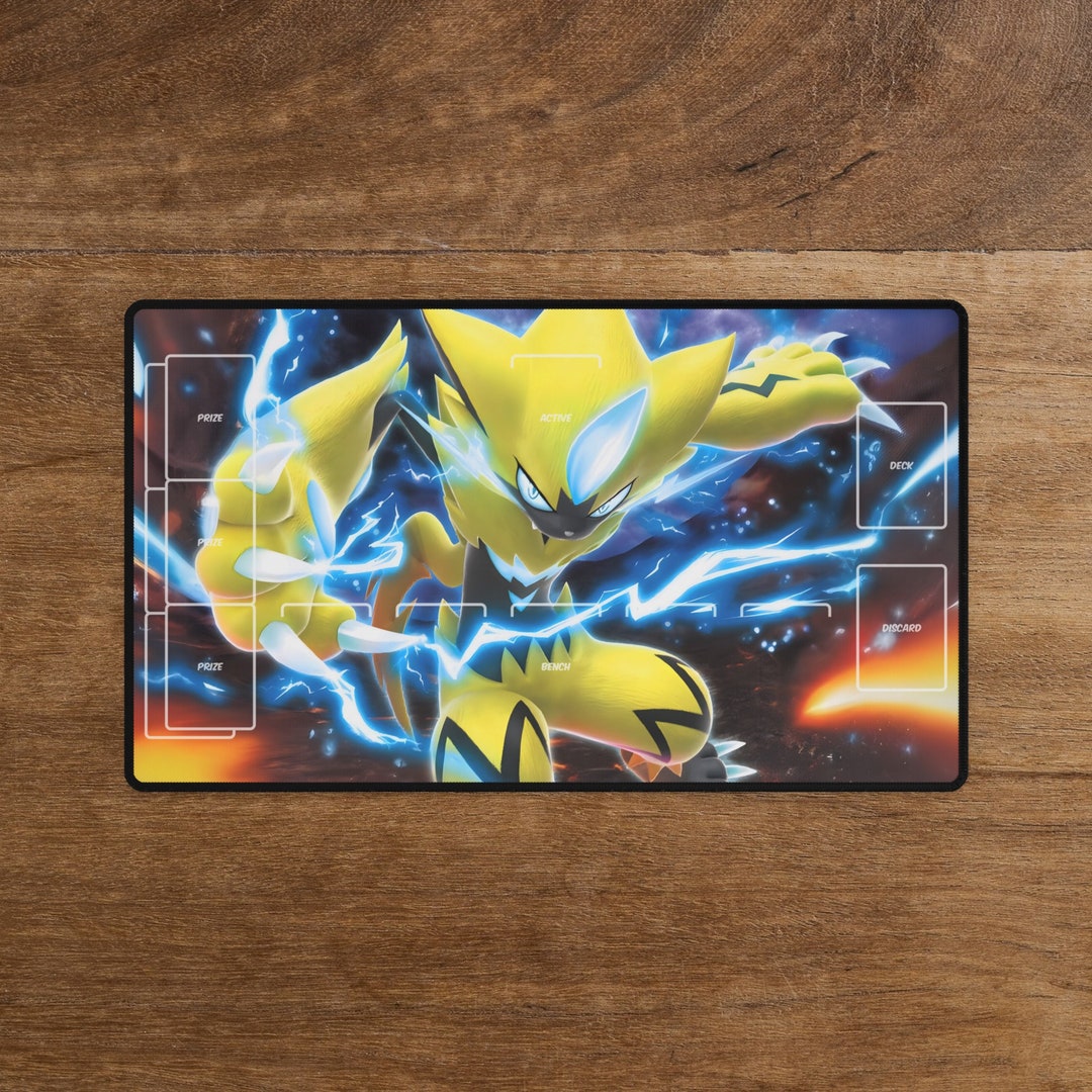 Zeraora Desk Mat / Playmat Pokemon TCG 24x14 Inches - Etsy