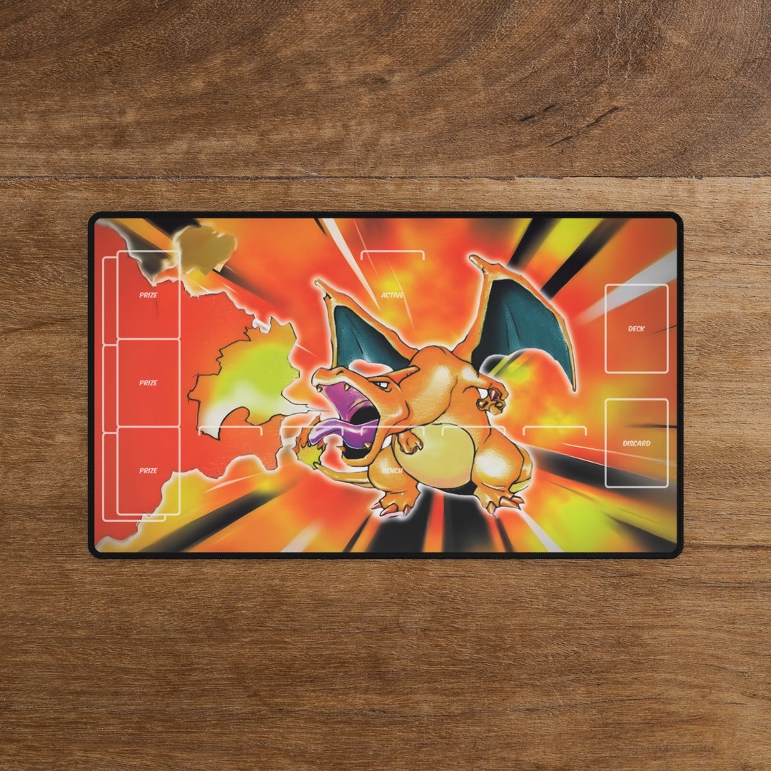Charizard Desk Mat / Playmat Pokemon TCG 24x14 Inches - Etsy