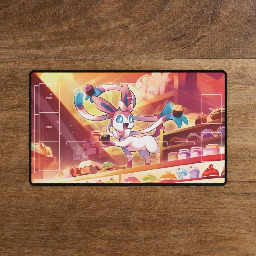 Sylveon Pokemon Card Playmat or Mousepad 24x14 Inches - Etsy