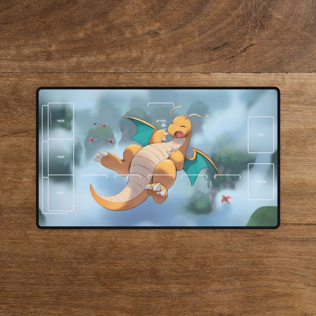 Dragonite Desk Mat / Playmat Pokemon TCG 24x14 Inches - Etsy