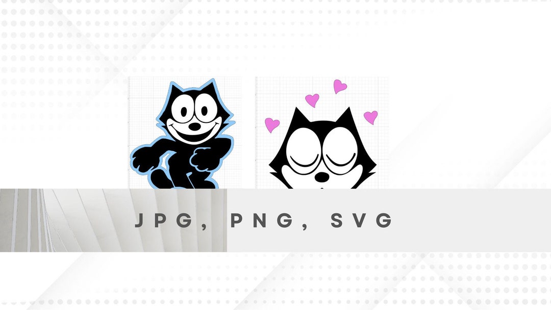 Felix the Cat, Felix the Cat, Pack 23 / JPG, PNG and SVG File / Digital ...