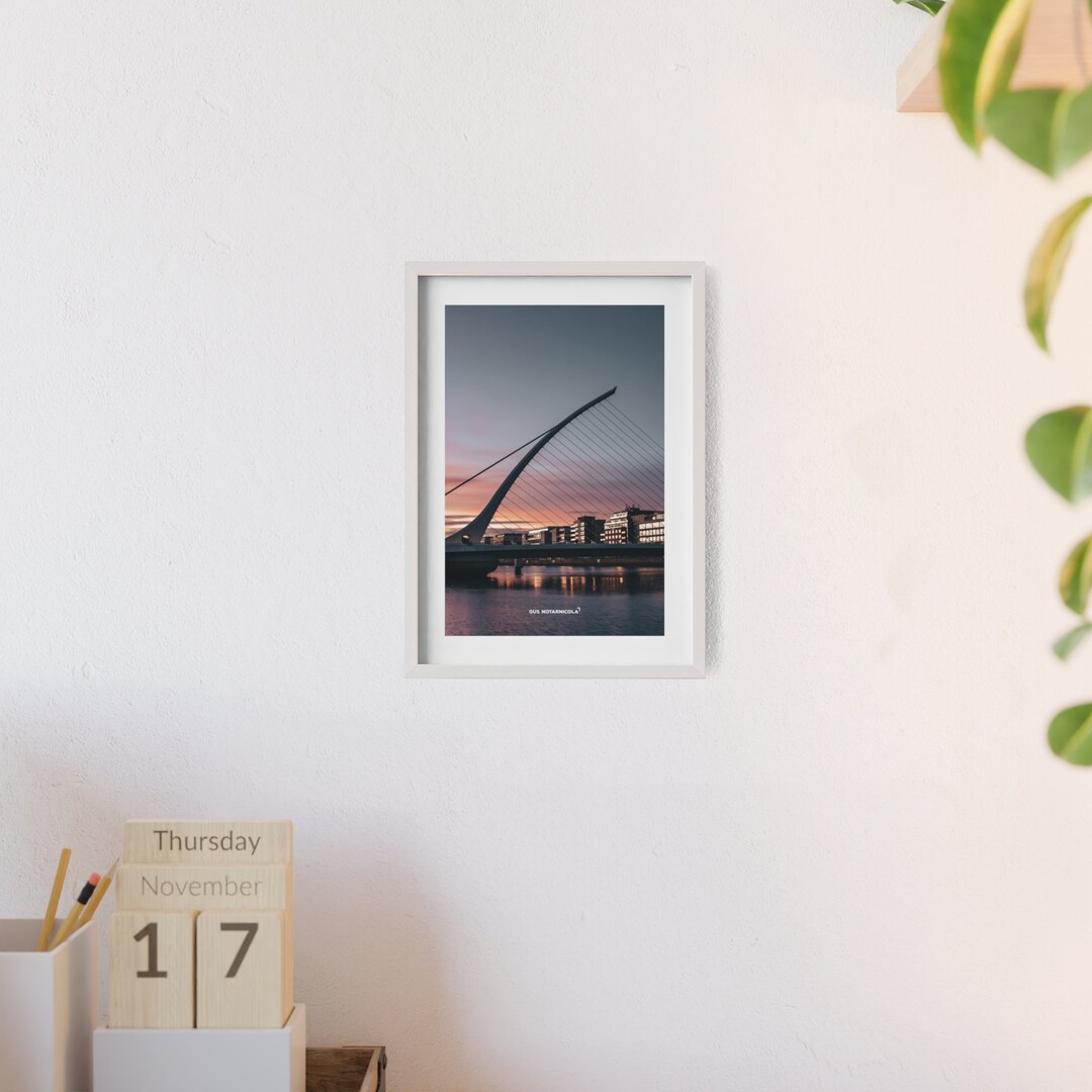 Samuel Beckett Bridge, Dublin Frame - Etsy