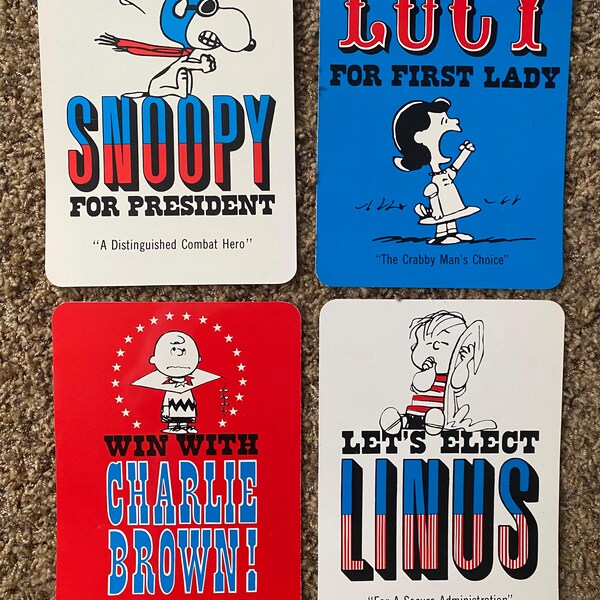 Snoopy for President - Etsy